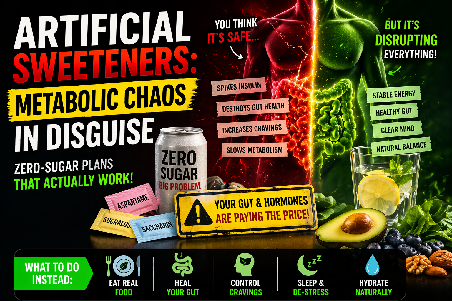 Artificial Sweeteners: Metabolic Chaos in Disguise – Zero-Sugar ...